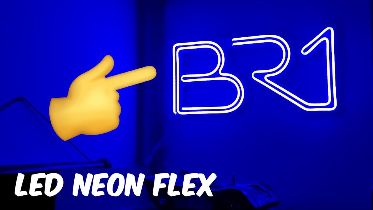 Cómo hacer un cartel logo de LED NEON flex - Tutorial paso a paso - YouTube