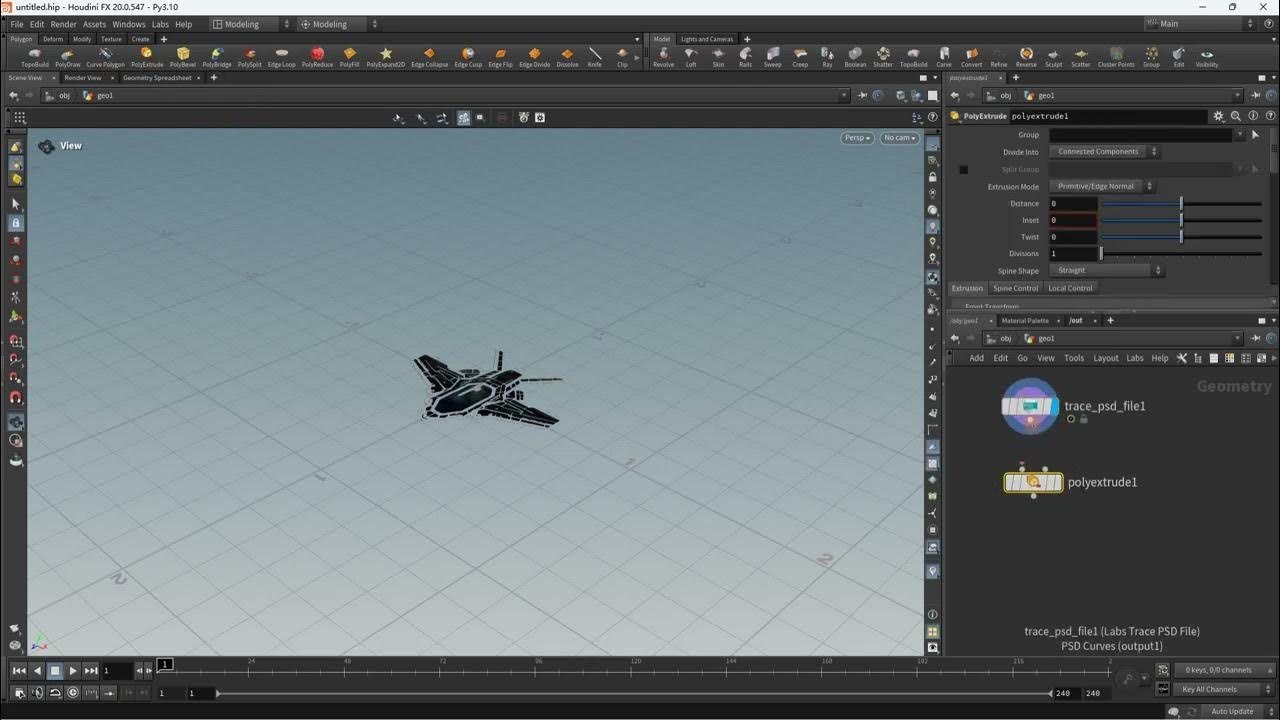 Houdini Labs Trace PSD File - YouTube
