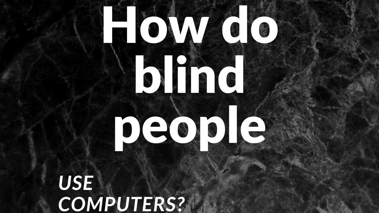 💻How I use a computer as a blind person, screen reader demo. ⌨ - YouTube