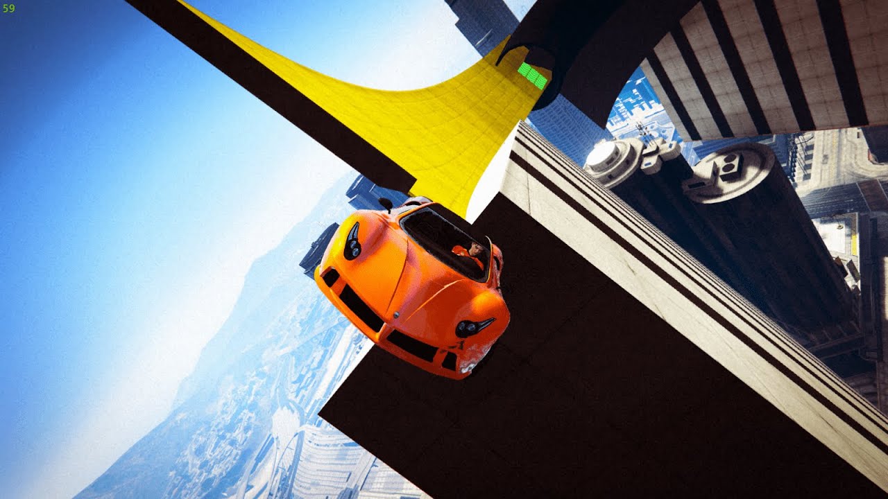 gta online stunt races | grand theft auto race - YouTube