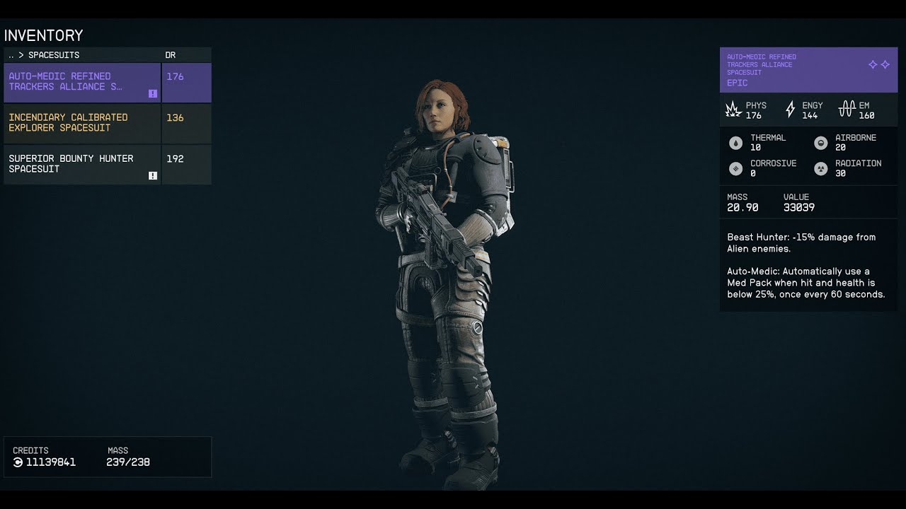 Starfield Gameplay, Extreme Settings. Epic Trackers Alliance Spacesuit ...