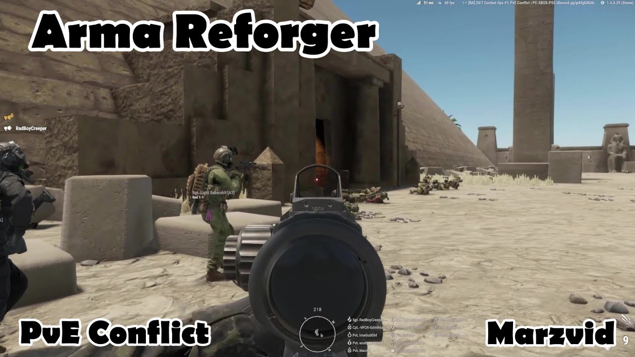 Arma Reforger Conflict Server Egyptian Map - YouTube