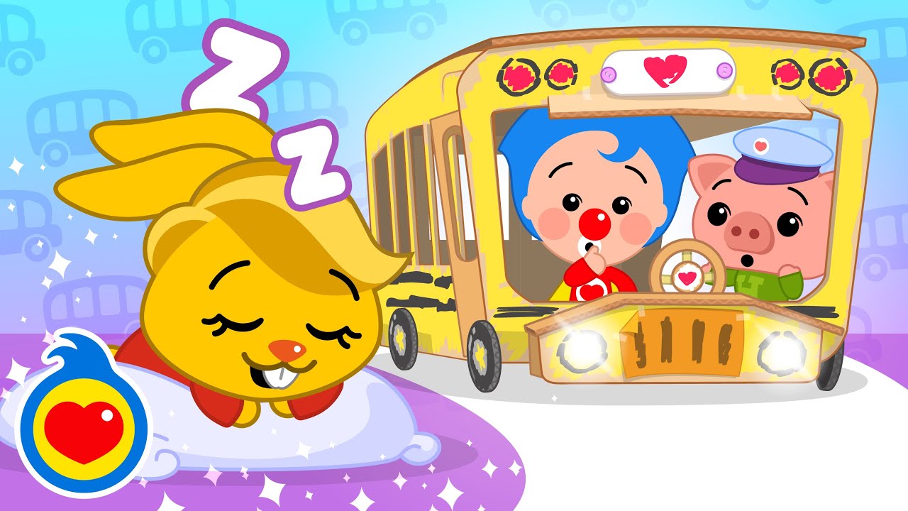 Roda-roda Bus Berputar 🎵 Video Pendidikan dan Lagu Anak-anak 🎵 Plim ...