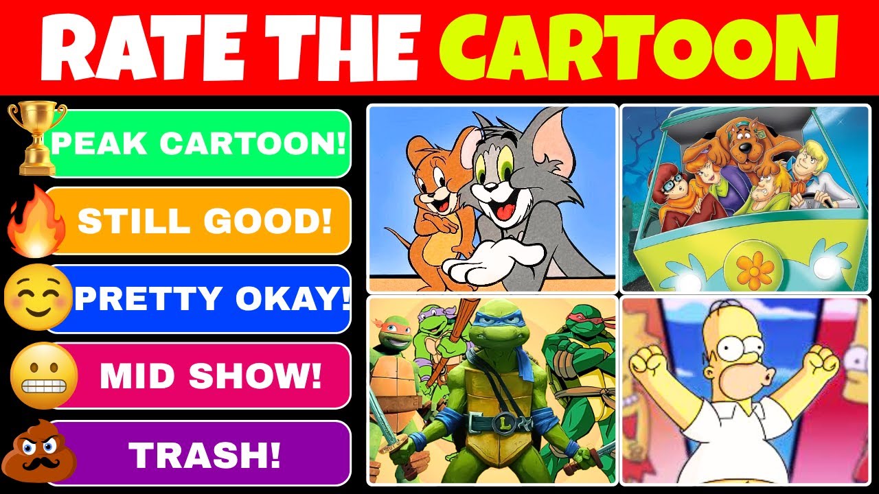 Rate 50 Cartoons 📺⚡ — Which One Defined Your Childhood? 😍🔥 - YouTube