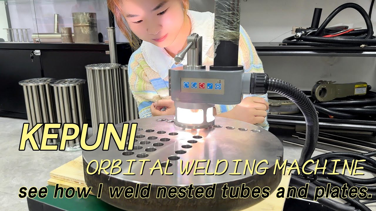 Tube and plate welder: see how I weld nested tubes and plates. - YouTube