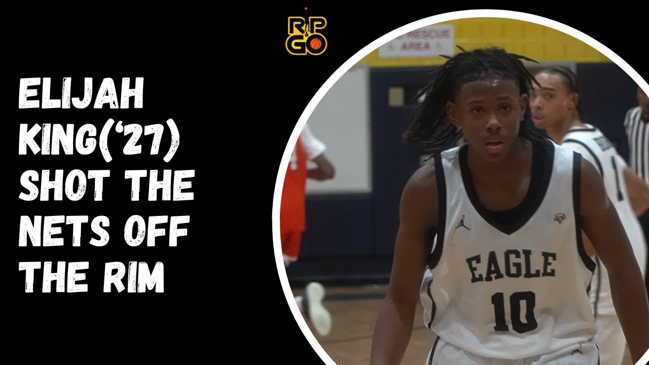 Elijah King('27) Shot The Nets Off The Rim (Full Highlights vs Thurgood Marshall) - YouTube