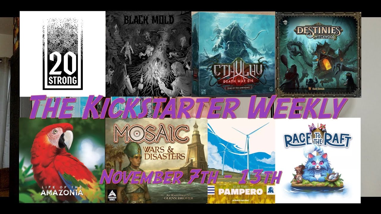 The Kickstarter Weekly, November 7th - 13th - YouTube