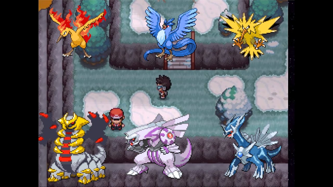 How to catch the Legendary Birds and Deities in Pokémon Infinity - YouTube