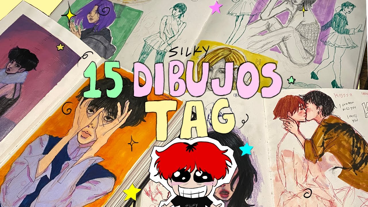 15 Dibujos Tag ‧₊ 👻silkyyy👻 - YouTube