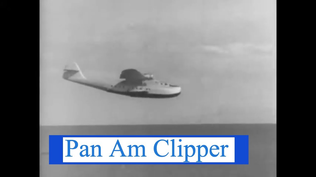 PAN AM AIRWAYS CHINA CLIPPER ACROSS THE PACIFIC MARTIN M130 SEAPLANE ...