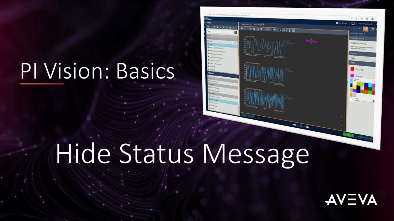 PI Vision: Basics - Hide Status Message - YouTube