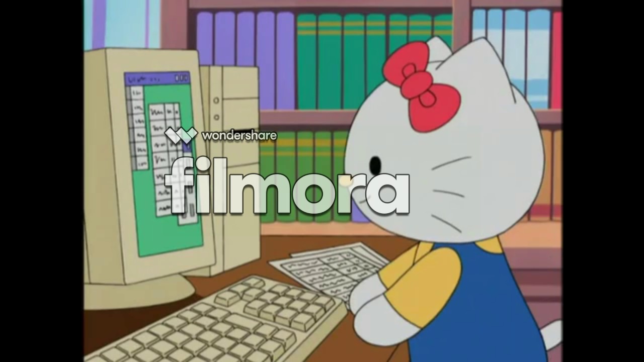 Hello Kitty Accidentaly Shuts Down Windows XP - YouTube