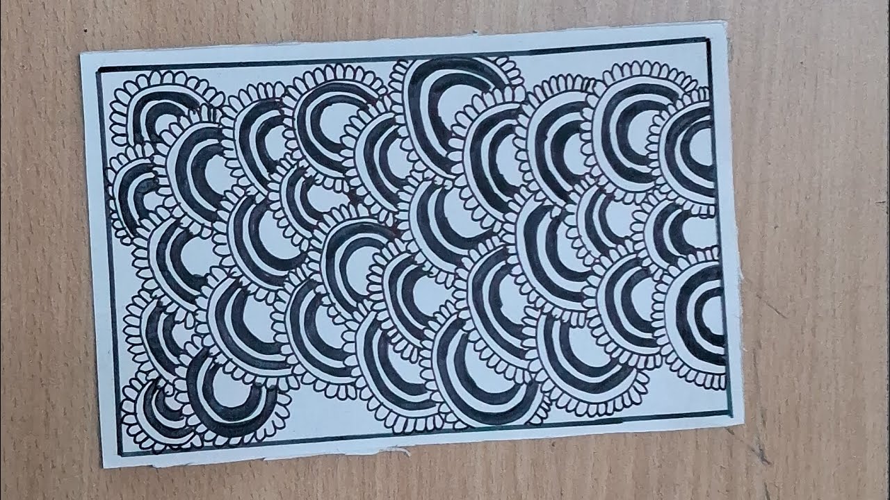 DOODLE BOARD DRAWING | freehand doodle drawings | step by step tutorial ...