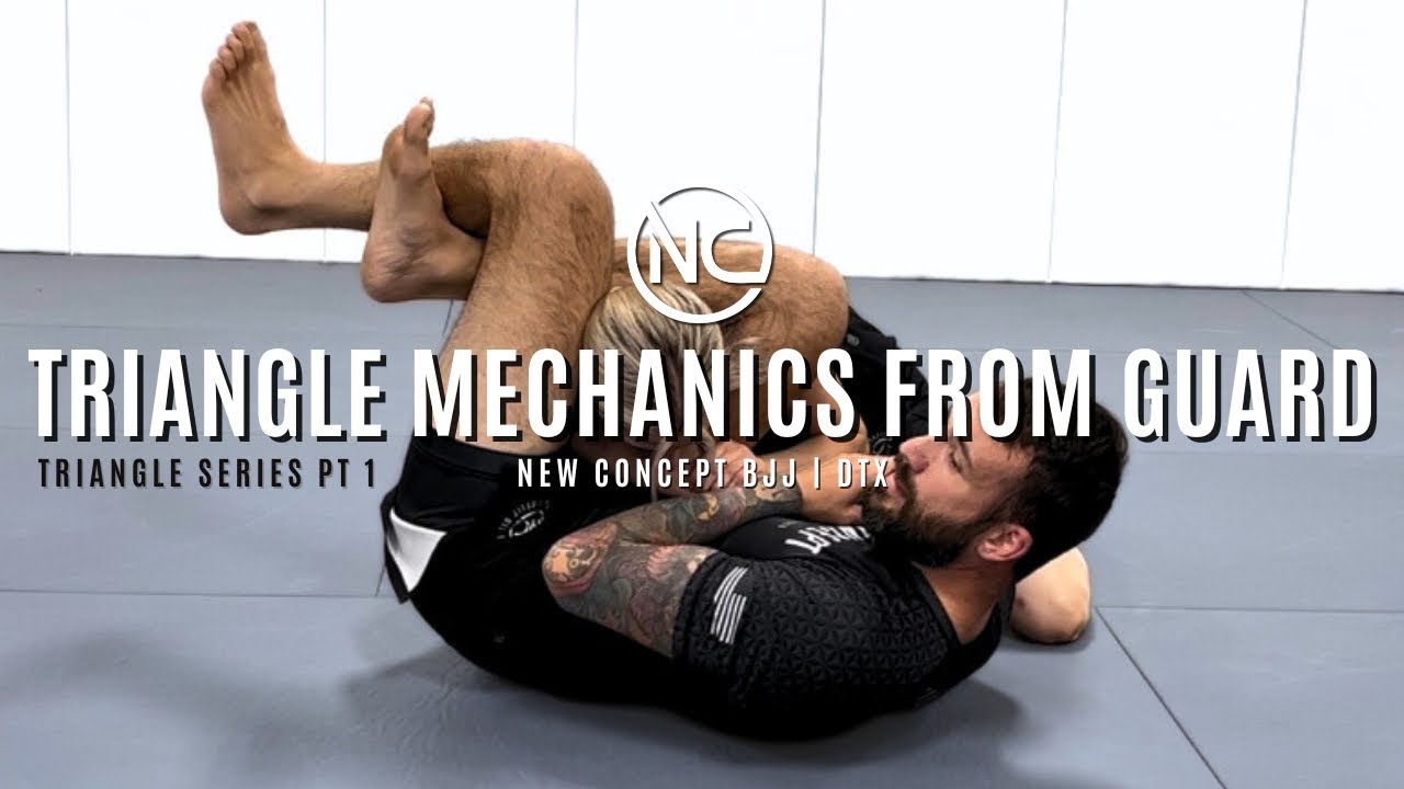 New Concept BJJ | Triangle Mechanics From Guard | NoGi Coach Caleb ...