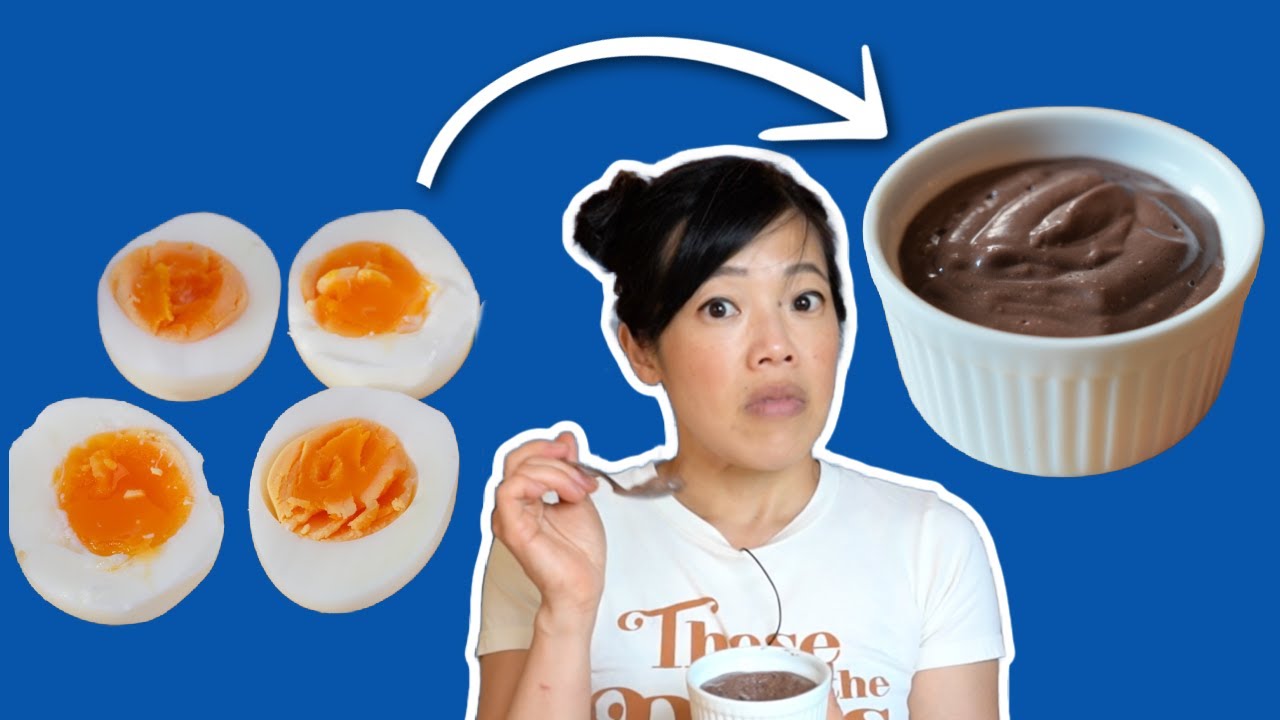 Is Hard Boiled-Egg Chocolate Pudding Good? - YouTube