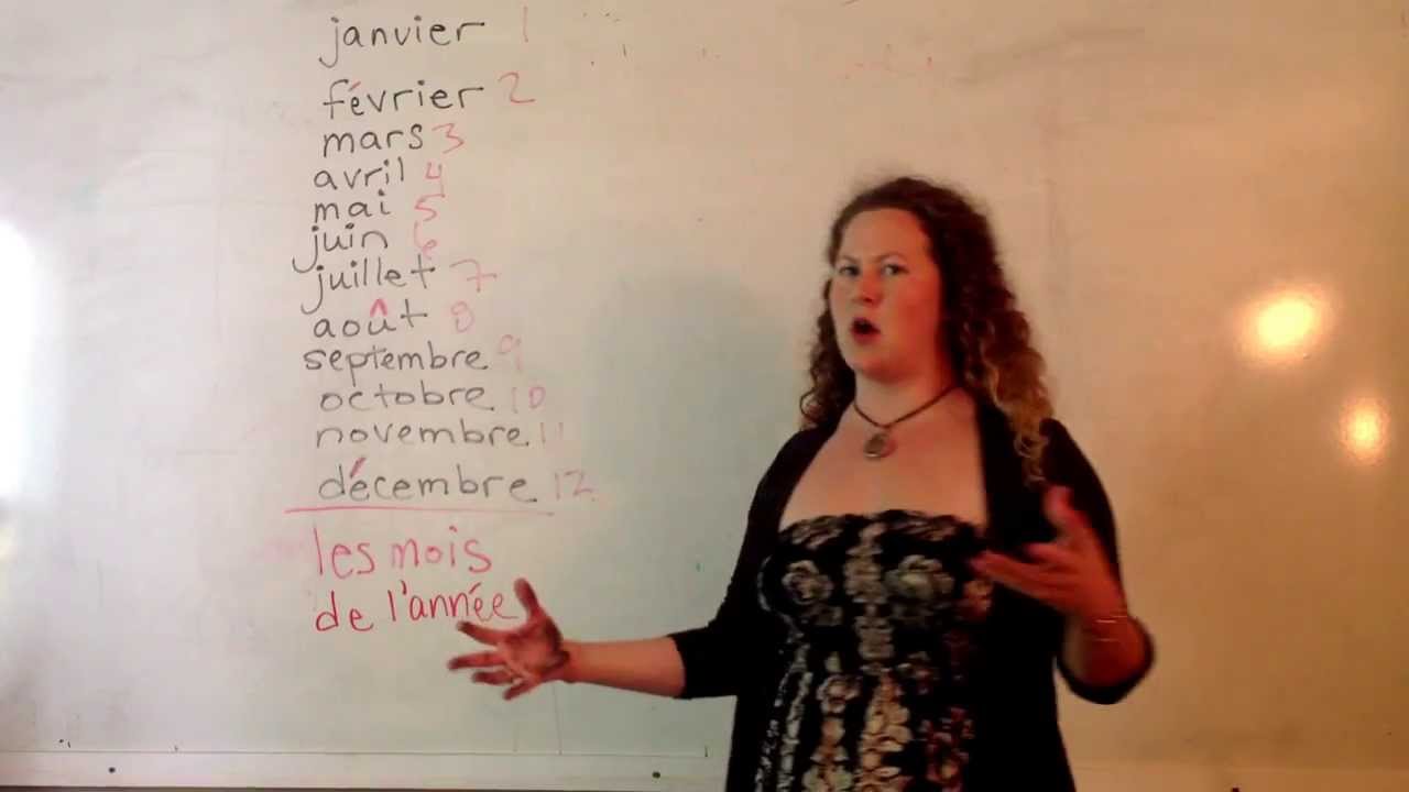 Dates, Months, Days, Numbers, and Prices in French - YouTube