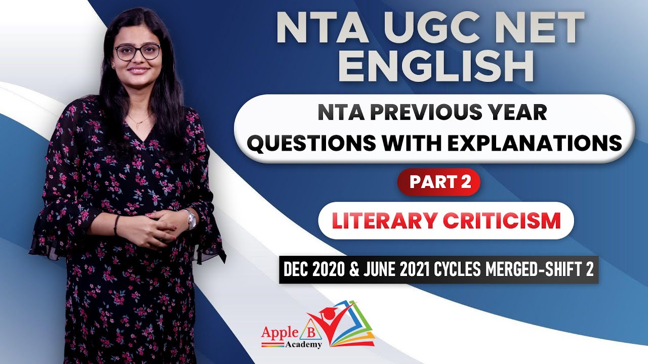 NTA Previous Year Questions With Explanations | Part 2 | Literary ...
