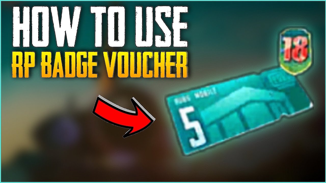 HOW TO USE RP BADGE VOUCHER IN PUBG MOBILE !! - YouTube
