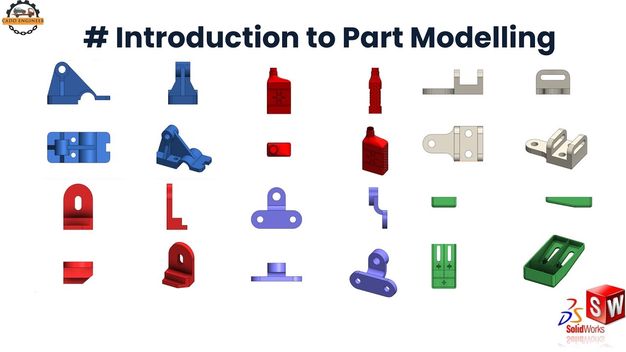 SolidWorks Tutorials Introduction to Part Modelling - YouTube