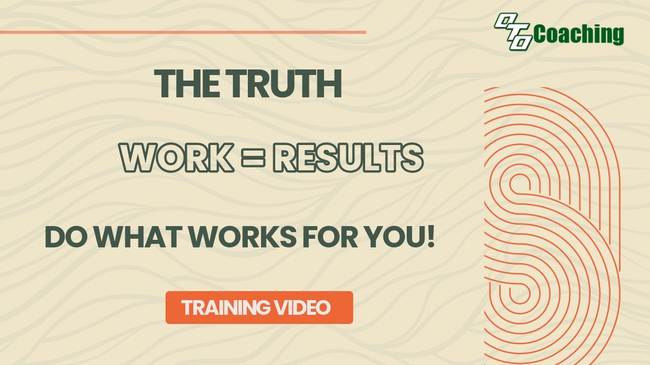 Work GIVES results find your OWN success - YouTube