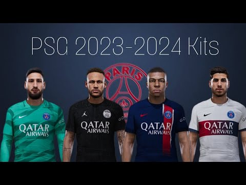 PSG New Season Kits 2023-2024 PES 2021-2020 [Sider] Forma Yaması # ...