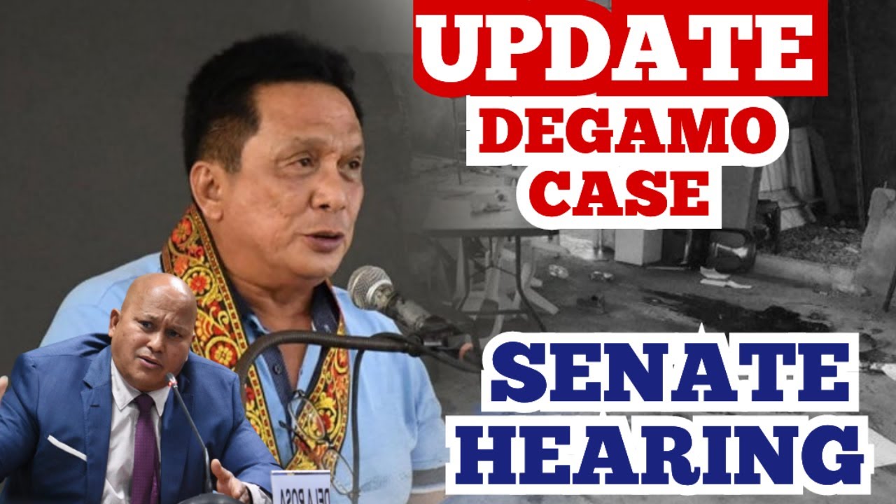LIVE UPDATE OF DEGAMO CASE SENATE HEARING DAY 3 - YouTube