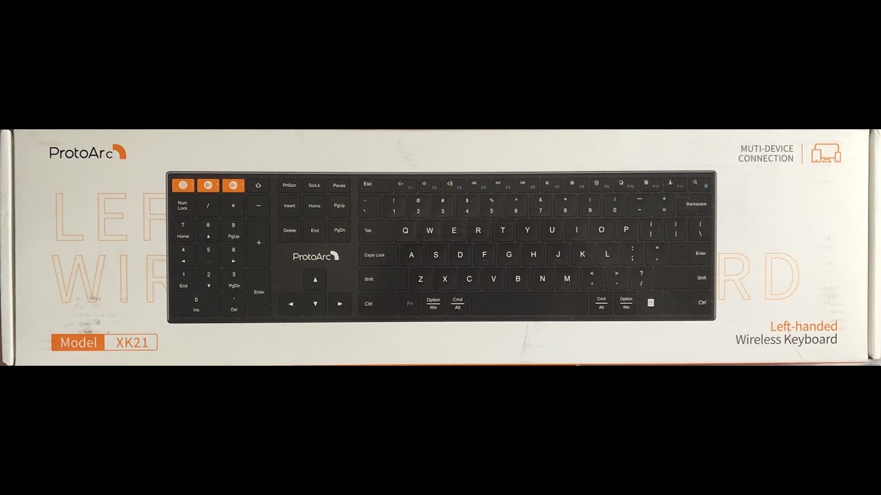 ProtoArc (Shenzhen Seenda Technology Co, Ltd) XK21 Left-Handed Wireless ...