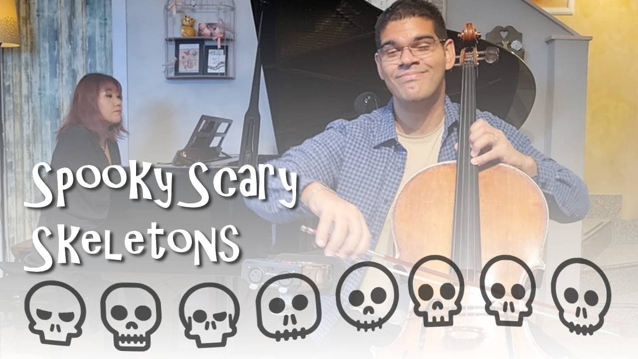 Spooky Scary Skeletons - Cello & Piano - YouTube