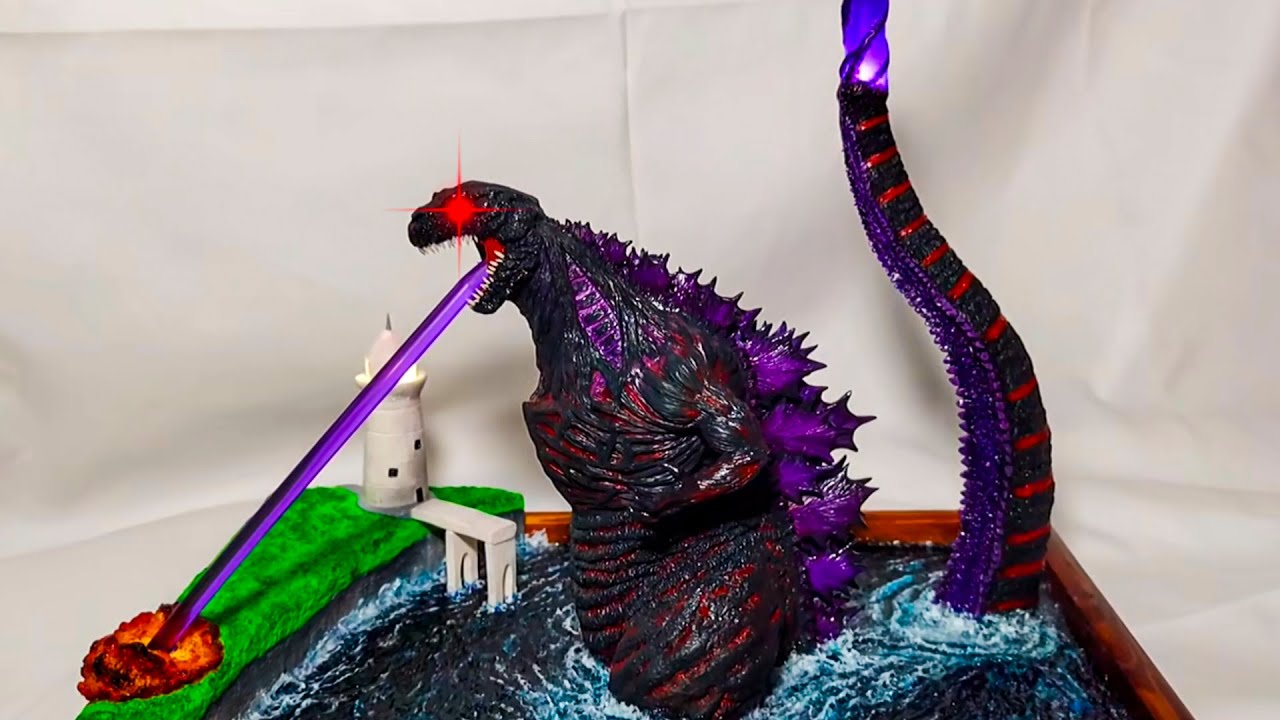 I made a huge Godzilla out of clay!😨🦎 Handmade - YouTube