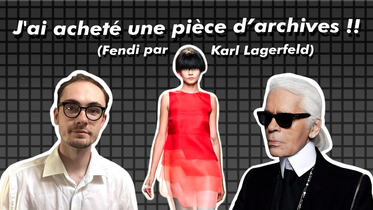 J'ai acheté une pièce d'archives !! (Fendi par Karl Lagerfeld) - YouTube