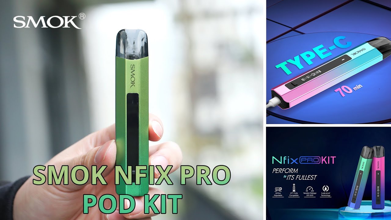 Unboxing SMOK Nfix Pro Pod Kit | Draw/Button-activated | Elegomall ...