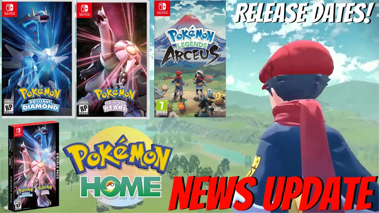 Pokémon BDSP & Legends Release Date Confirmed! + Home Update & Mystery ...