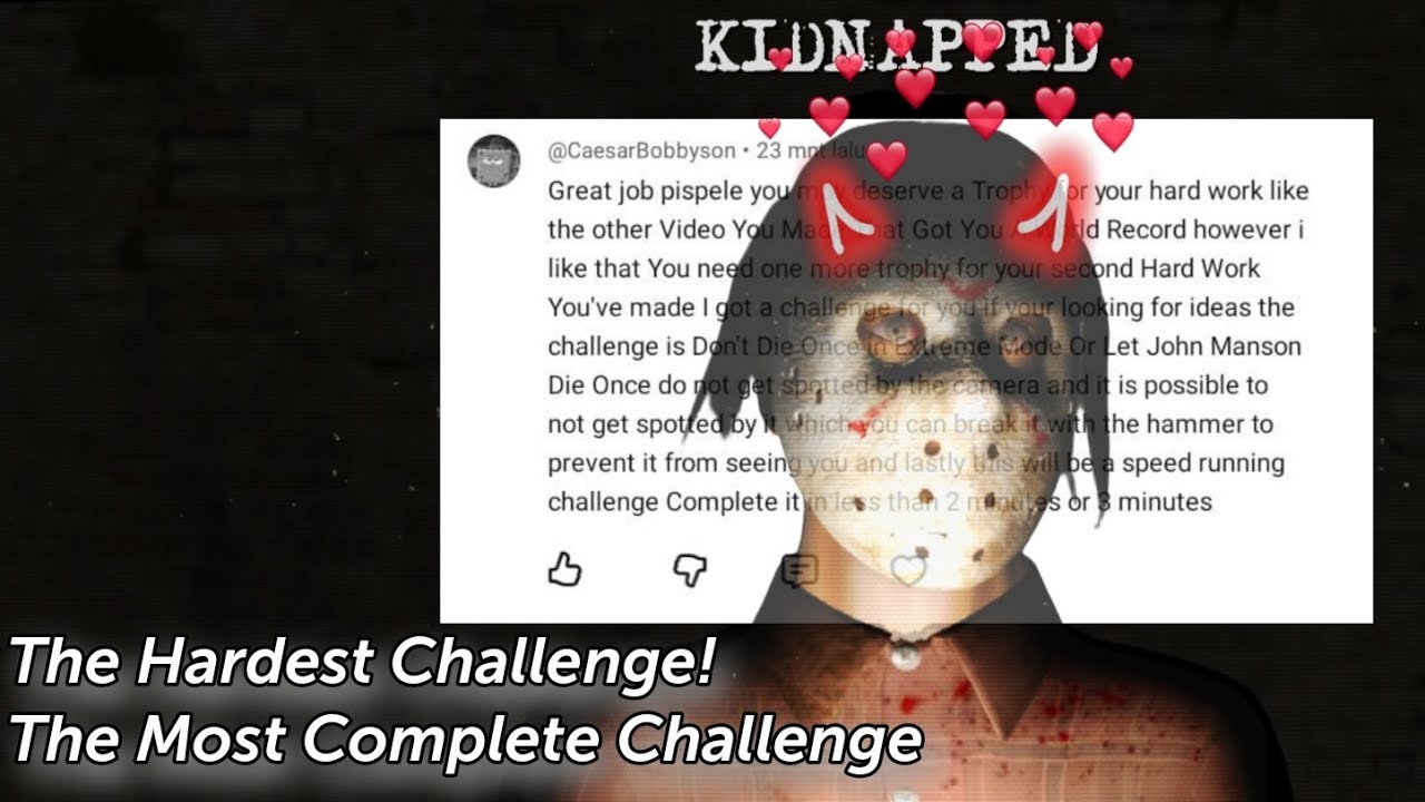 KIDNAPPED But The Hardest Challenge! KIDNAPPED - Horror Escape Room ...