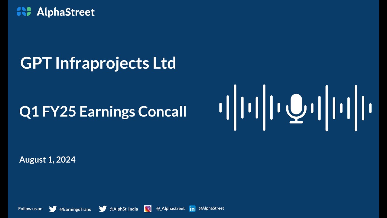 GPT Infraprojects Ltd Q1 FY2024-25 Earnings Conference Call - YouTube