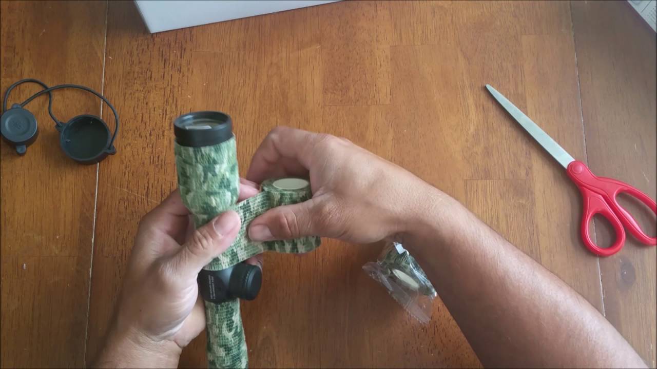 Camo Wrap a Scope - YouTube