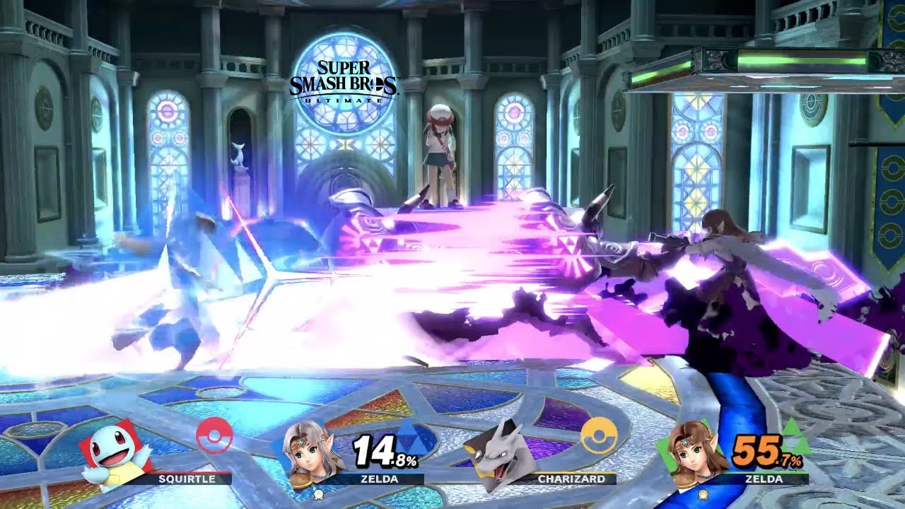 Super Smash Bros Ultimate Zelda Phantom Slash Reflected! - YouTube