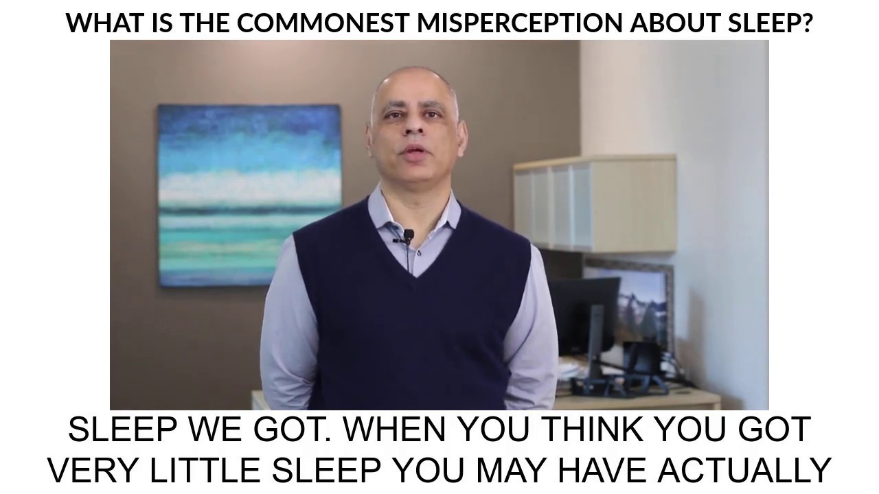 What Is The Commonest Misperception About Sleep? 🧐 - YouTube