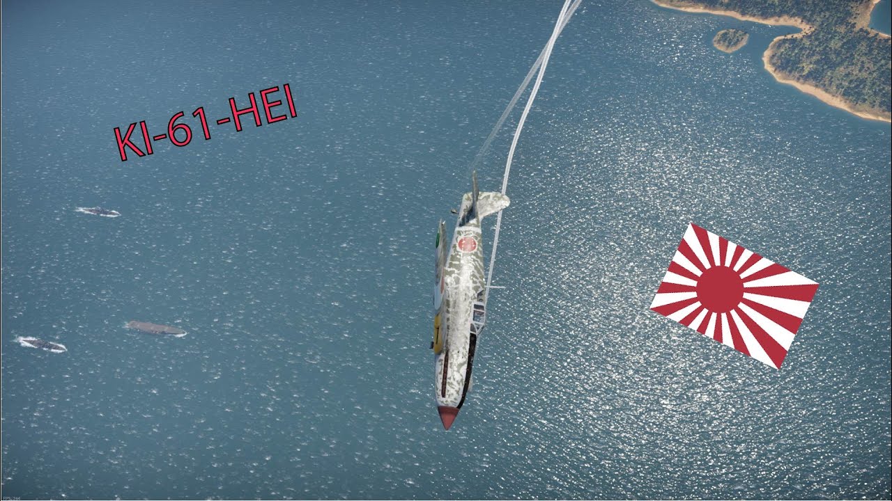 War Thunder : Ki-61 Hei "Armement germanisé" - YouTube