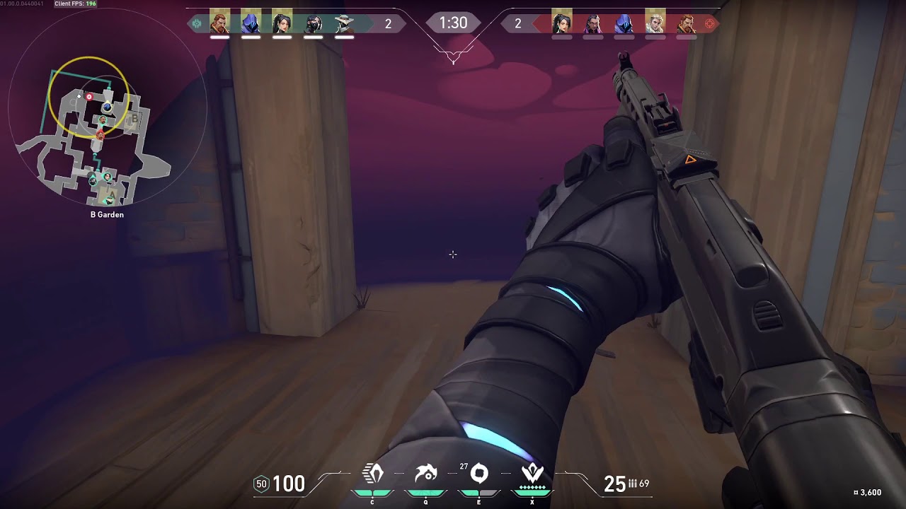 Valorant Omen 3 man Vandal spray down - YouTube