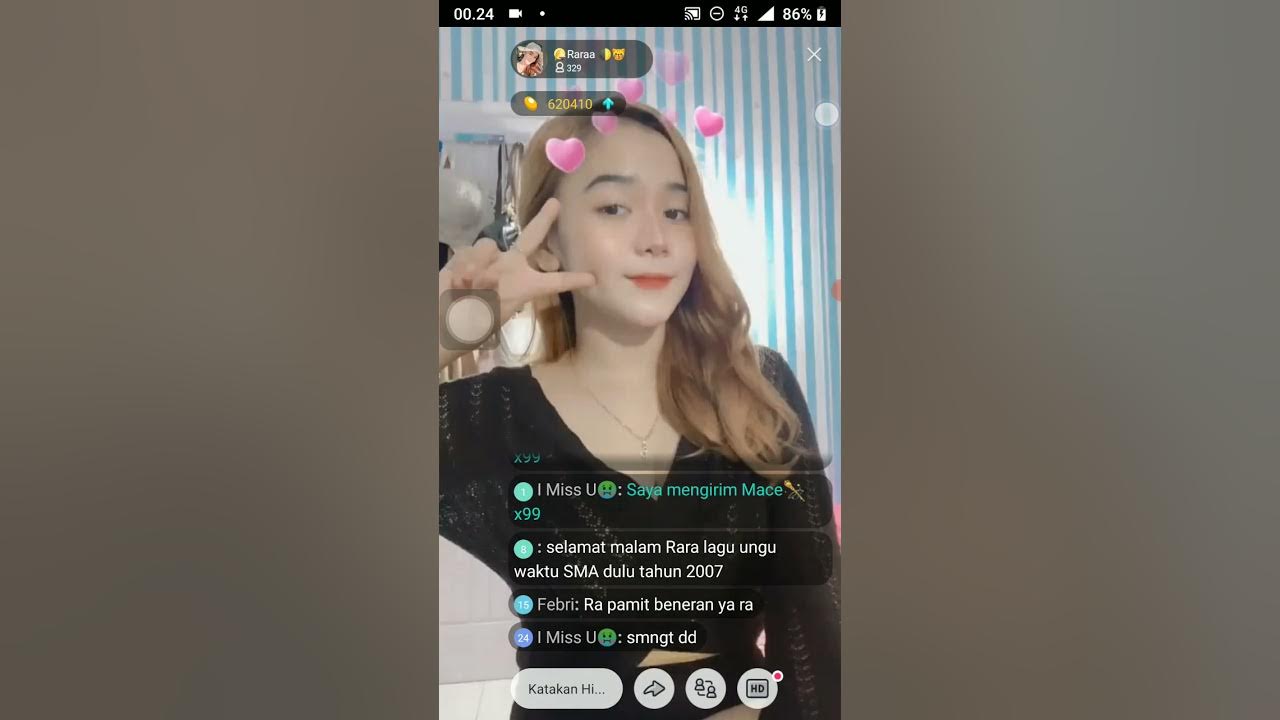 BIGO LIVE RARAAA HOT PAMER BELAHAN DADA BUKA JILBAB - YouTube