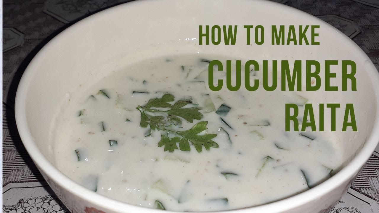 How to make Cucumber Raita/ Kheera Raita Recipe/ Raita Recipe by Mama's ...