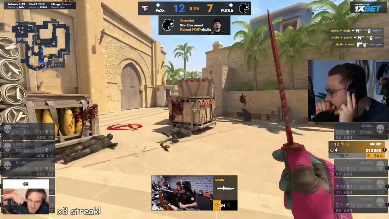 CS2 - skullz INSANE 1vs4 CLUTCH to keep the game ALIVE - YouTube