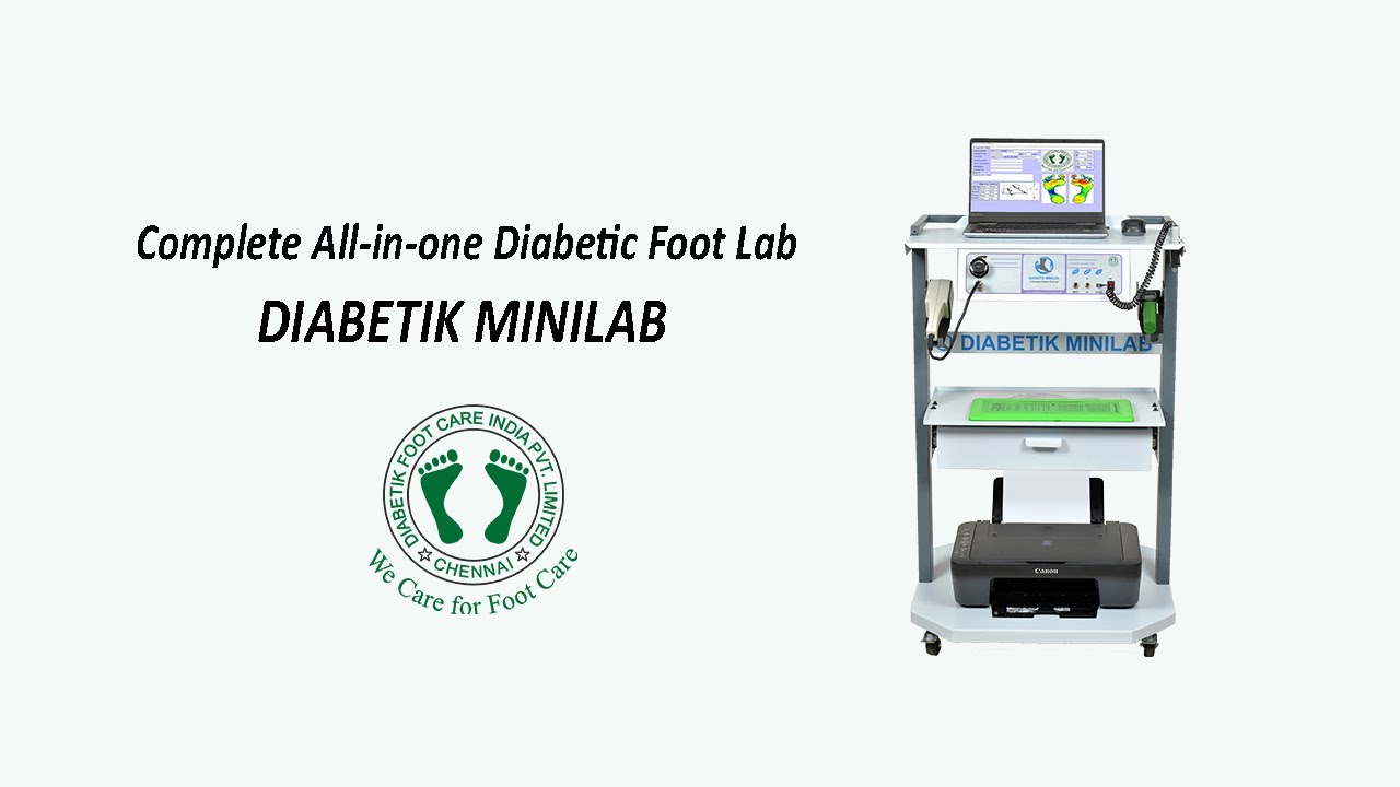Complete Diabetic Foot Evaluation Lab DIABETIK MINILAB for screening ...