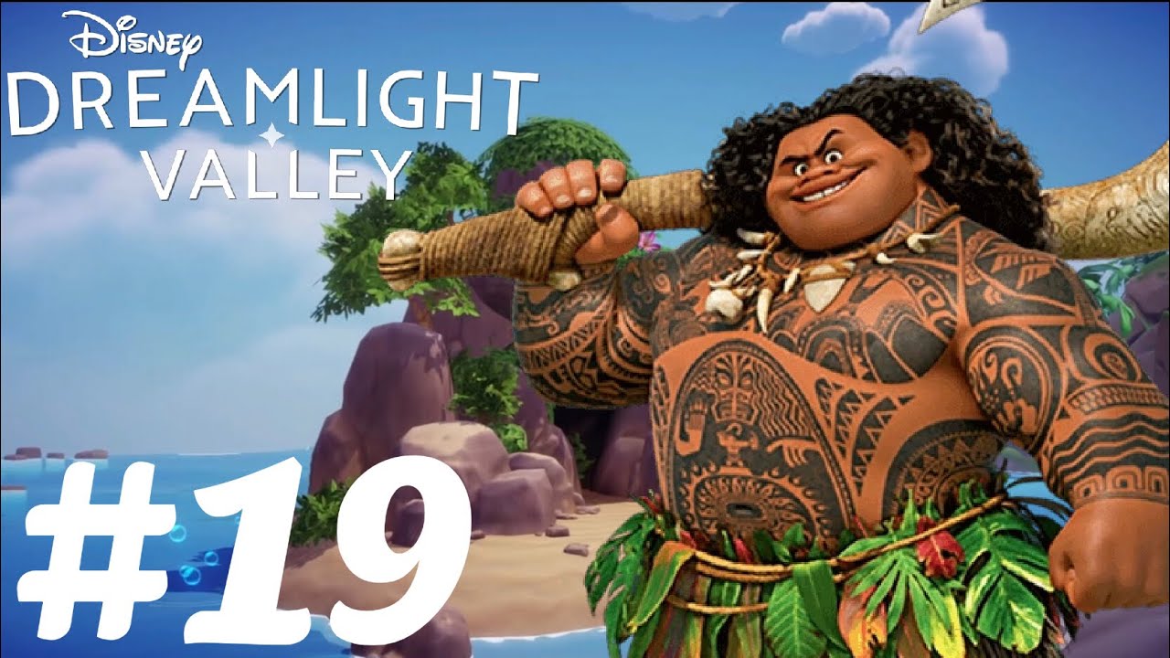 Disney Dreamlight Valley- #19- Maui, Demigod Of The Wind And Sea! - YouTube