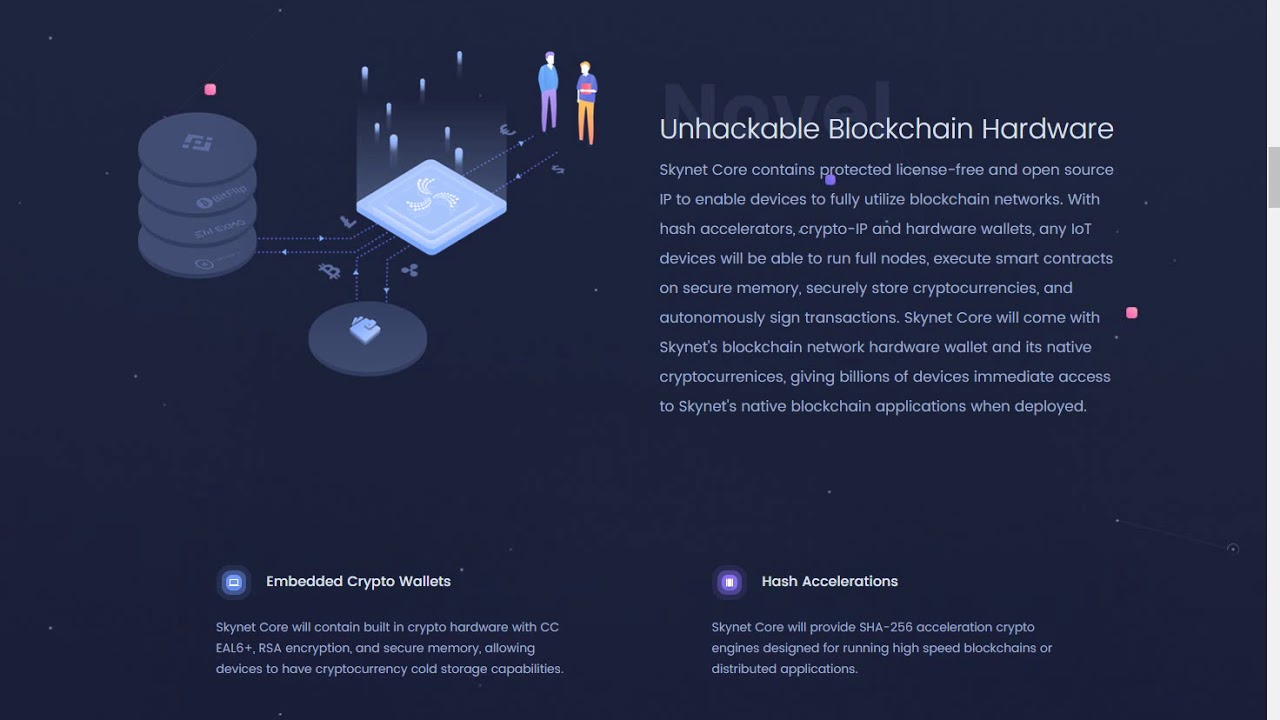 SKYNET - The First Blockchain Chip - YouTube