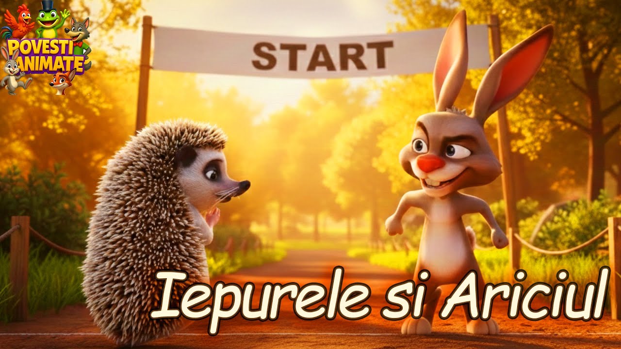 Iepurele si Ariciul 🐰 Povesti pentru Copii in Romana 🐰Desene Animate ...