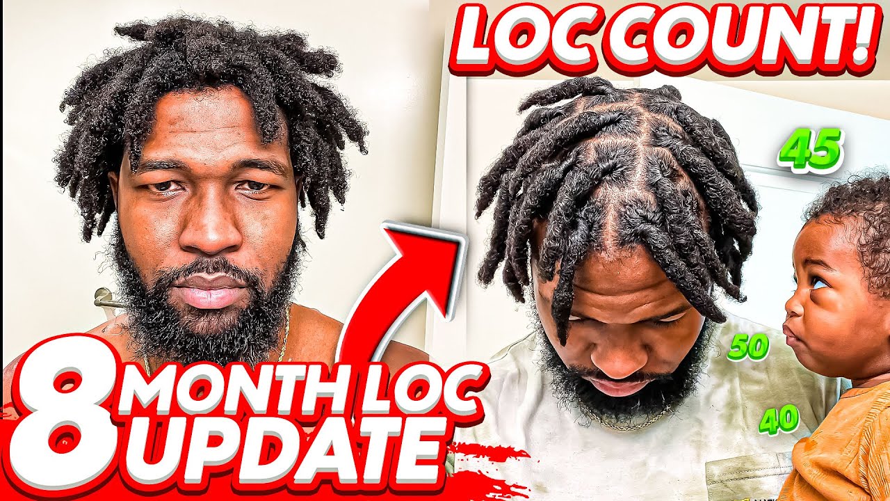 8 Month Loc Update & Loc Count Thick Loc Journey Two Stand Twist ...