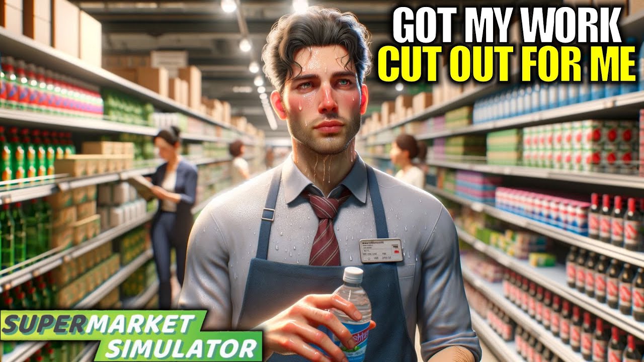 Best Cashier Returns to The Throne | Supermarket Simulator Gameplay ...