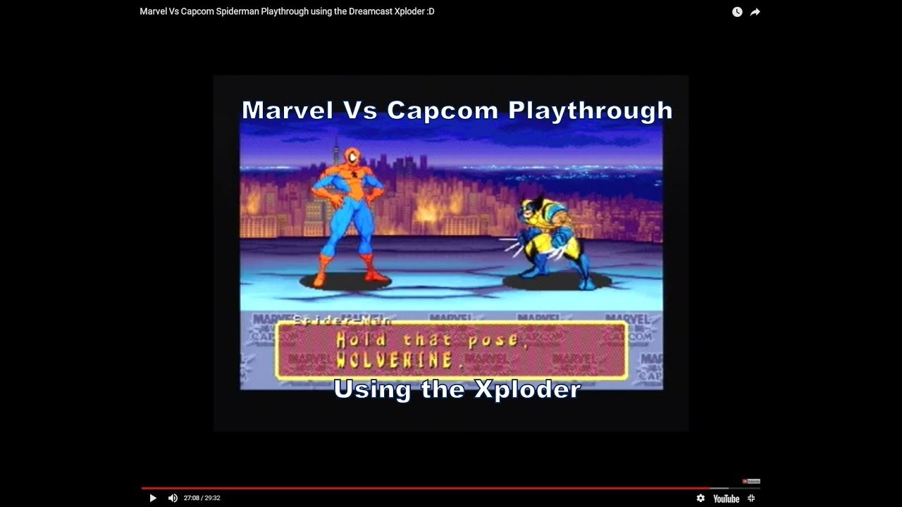 Marvel Vs Capcom One Spiderman & Wolverine Playthrough using the ...