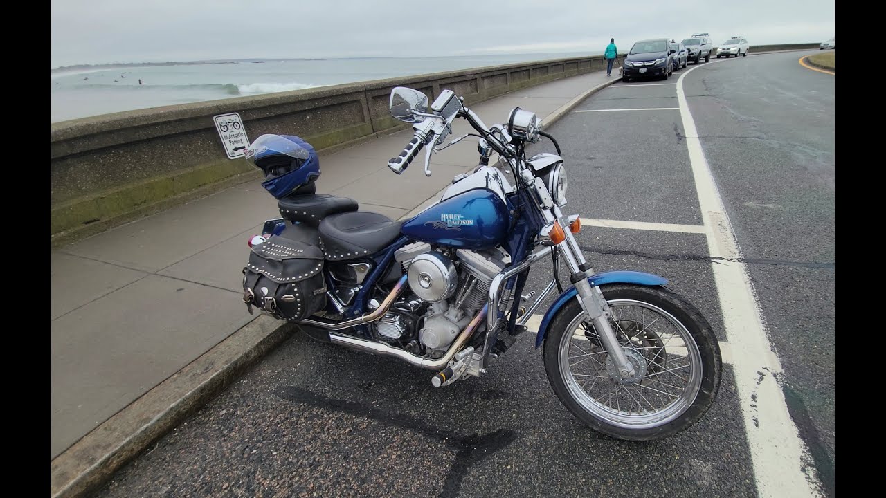 Meet Old Blue - 1987 Harley FXR (FXRC) - YouTube